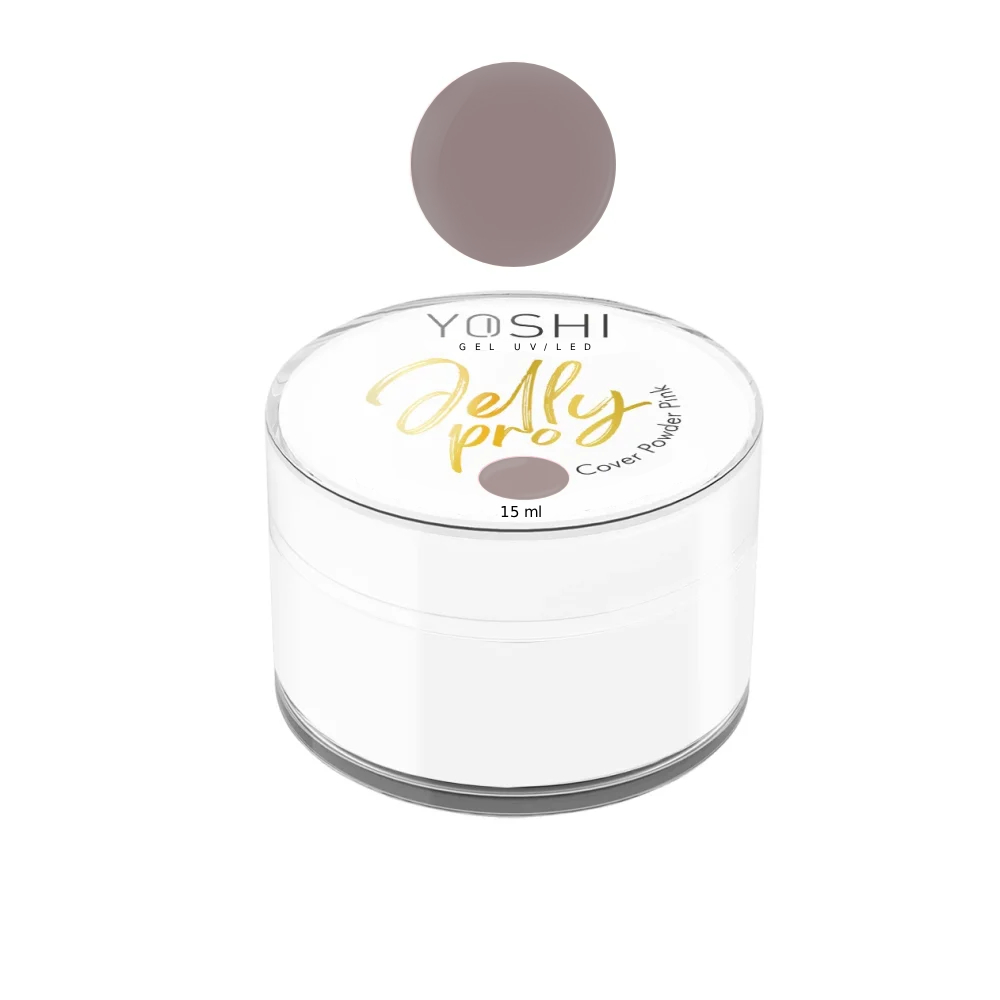 YOSHI Jelly PRO UV/LED Gel Cover Powder Pink 15 ml – profesionální ...